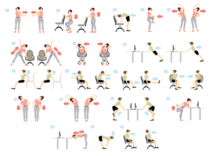 Přestávky a protahovací cviky - Ergo-product